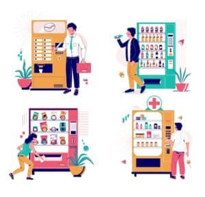 Distributeur automatique de snacks, confiseries : prix et infos